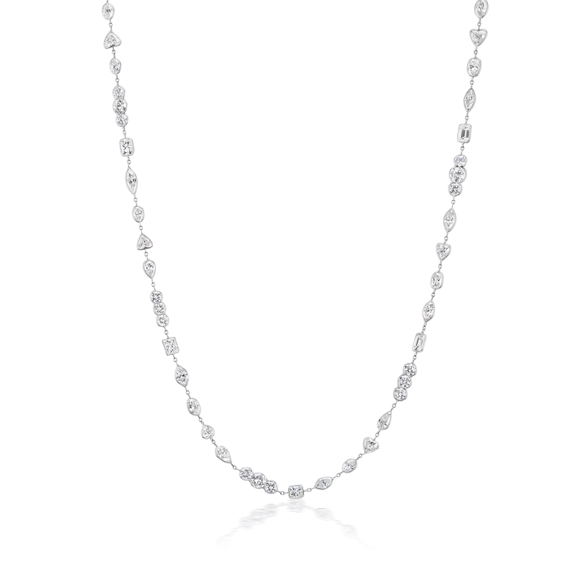 Fancy Shape Diamond By The Yard Necklace – TGluck